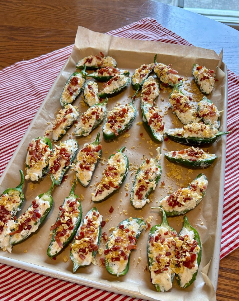 Bacon topped Jalapeno Poppers | chattykathychatsandcooks